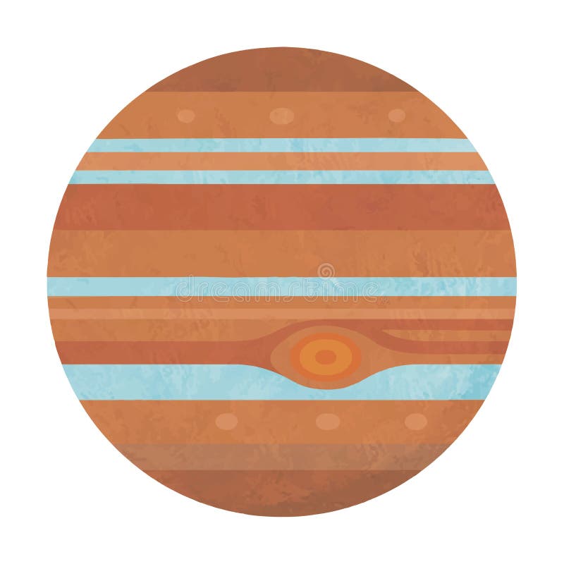 The Solar System Planets. Vector Icons. Stock Illustration ...