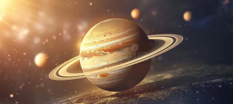 Jupiter Planet from Space, a Beauty Gas Giant with a Visible Cloud ...