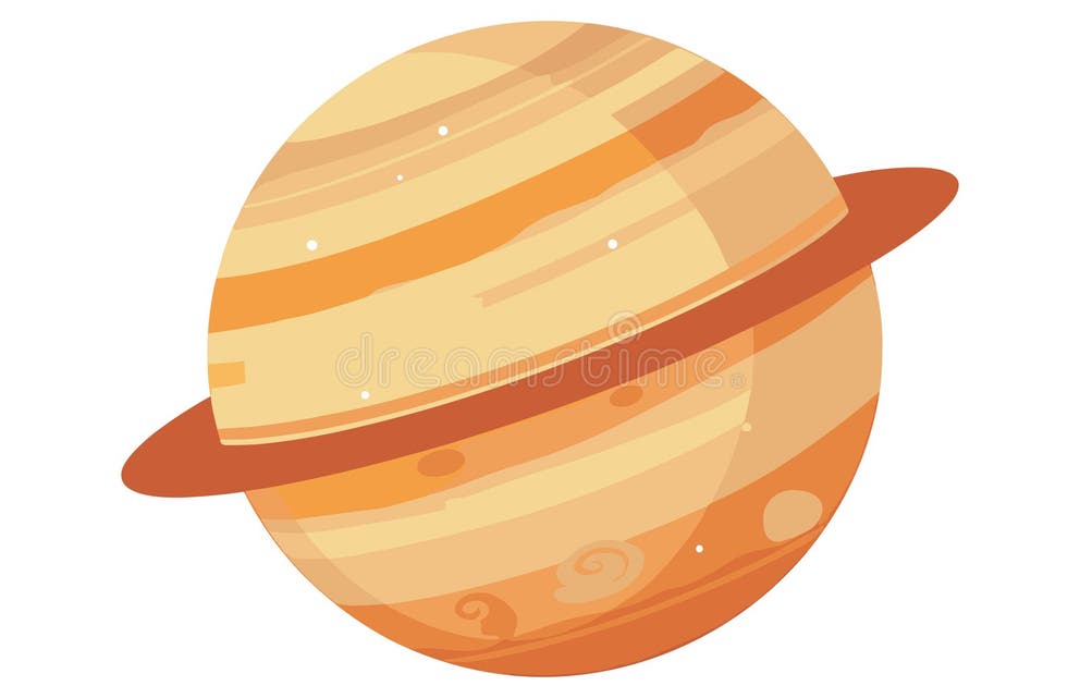 Jupiter Planet Space Illustration, Jupiter Planet Vector Stock Vector ...