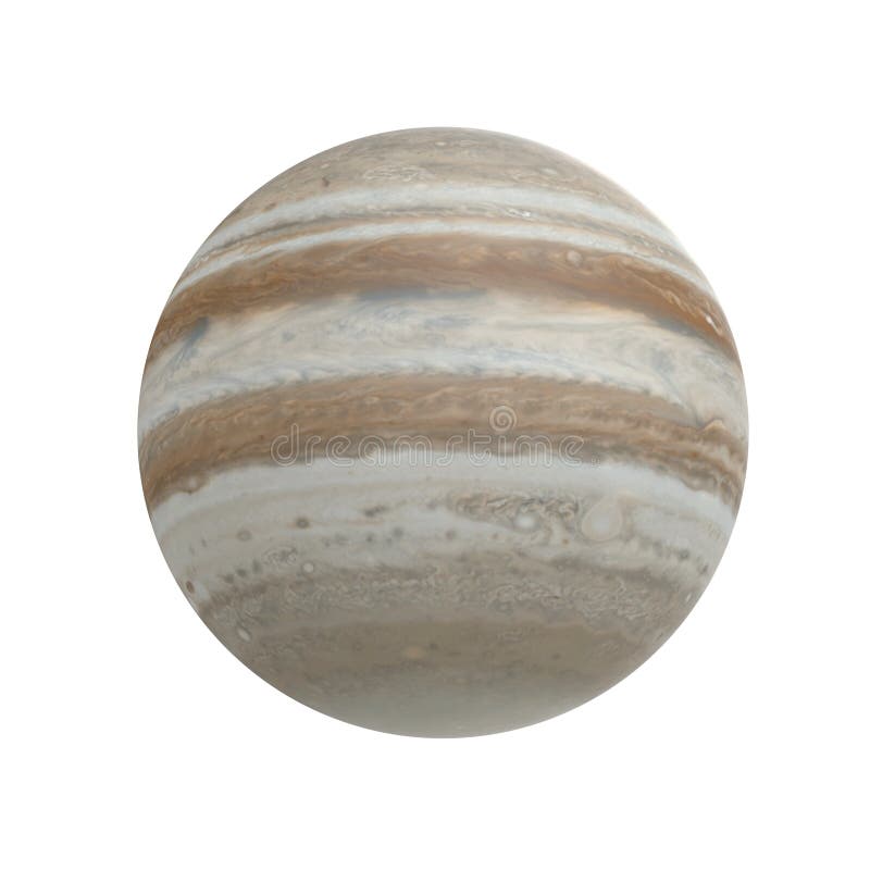 Jupiter Planet White Background