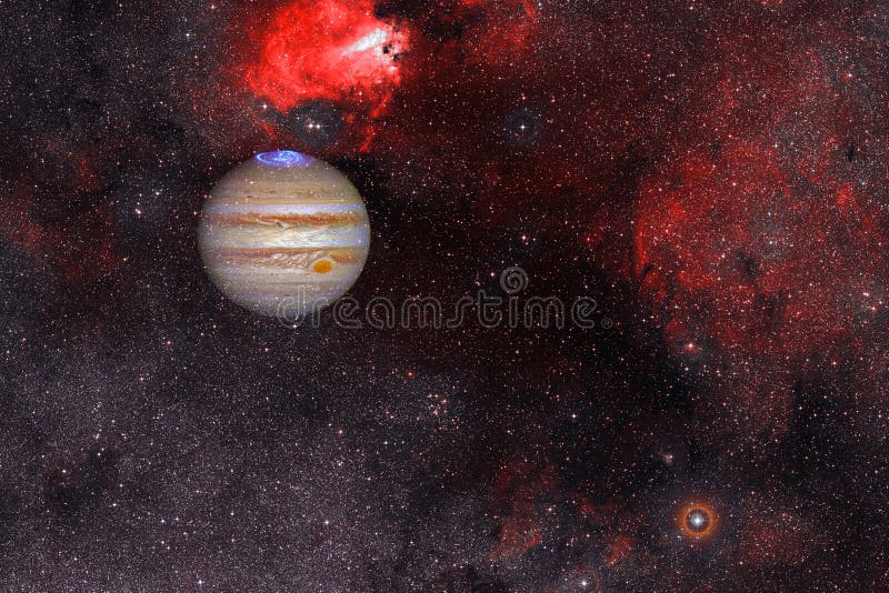 Jupiter. Solar System. Elements of this Image Furnished by NASA Stock ...