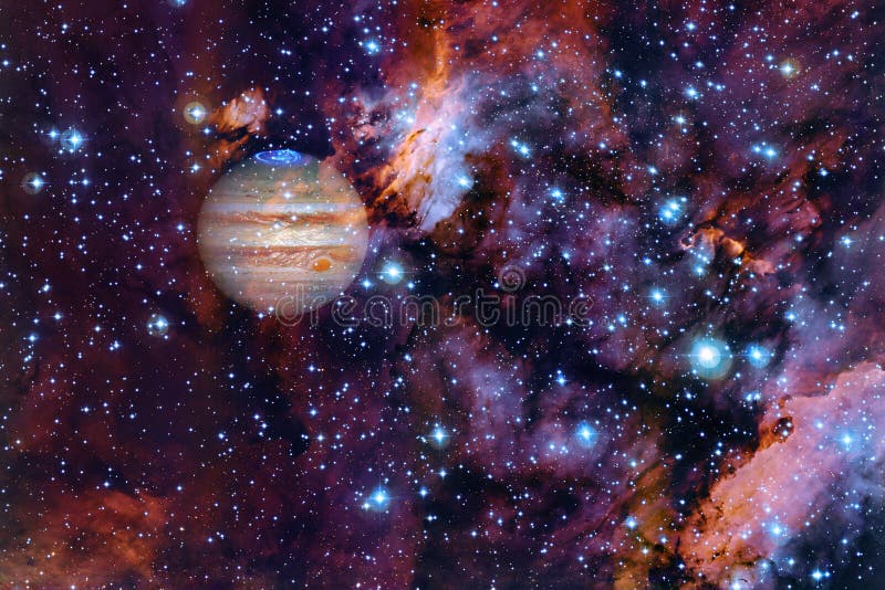 Jupiter. Solar System. Elements of this Image Furnished by NASA Stock ...