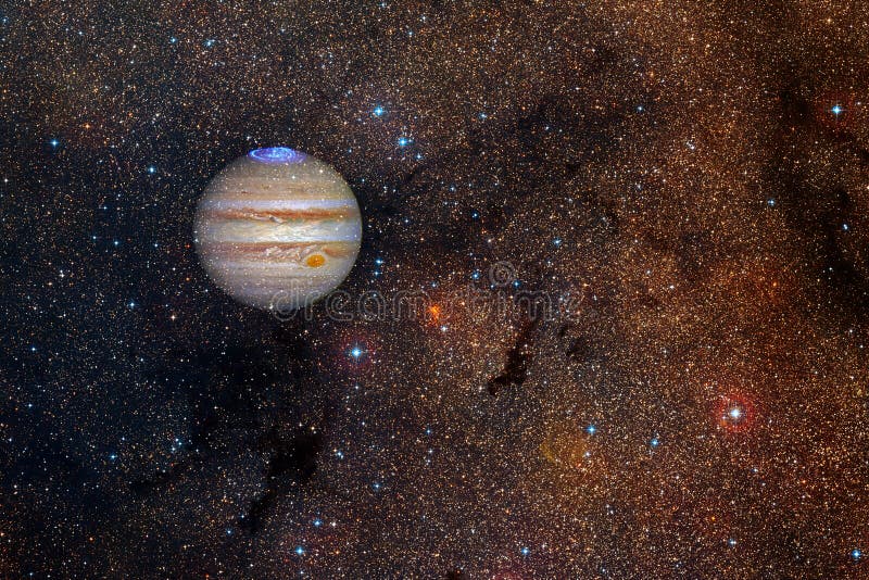 Jupiter. Solar System. Elements of this Image Furnished by NASA Stock ...