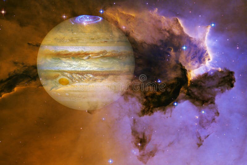 Jupiter. Solar System. Elements of this Image Furnished by NASA Stock ...