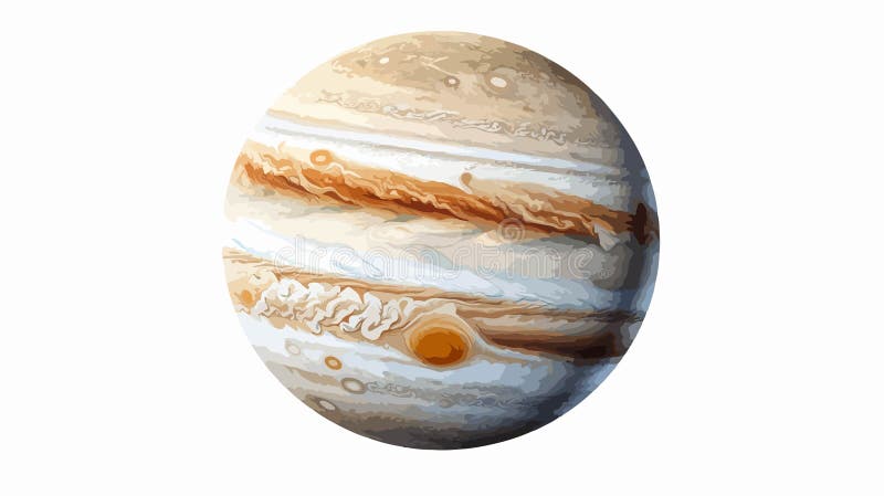 Jupiter Space Background Featuring Star Planets Galaxy View Stock ...