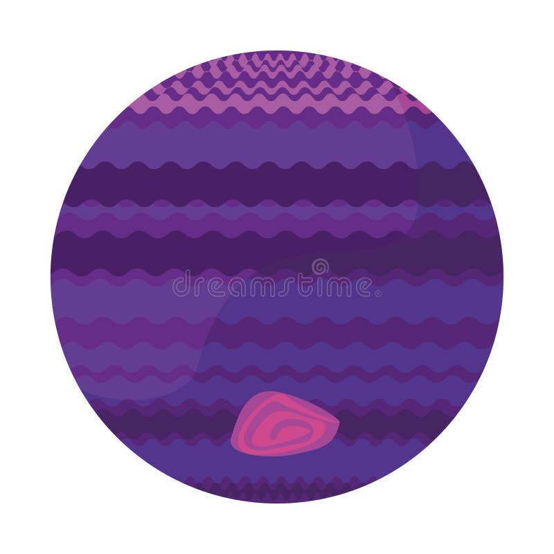 Jupiter Universe Purple Planet Stock Vector - Illustration of energy ...
