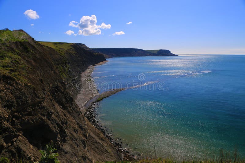 Jurassic Coastline, Dorset, UK Stock Image - Image of jurassic, wild ...