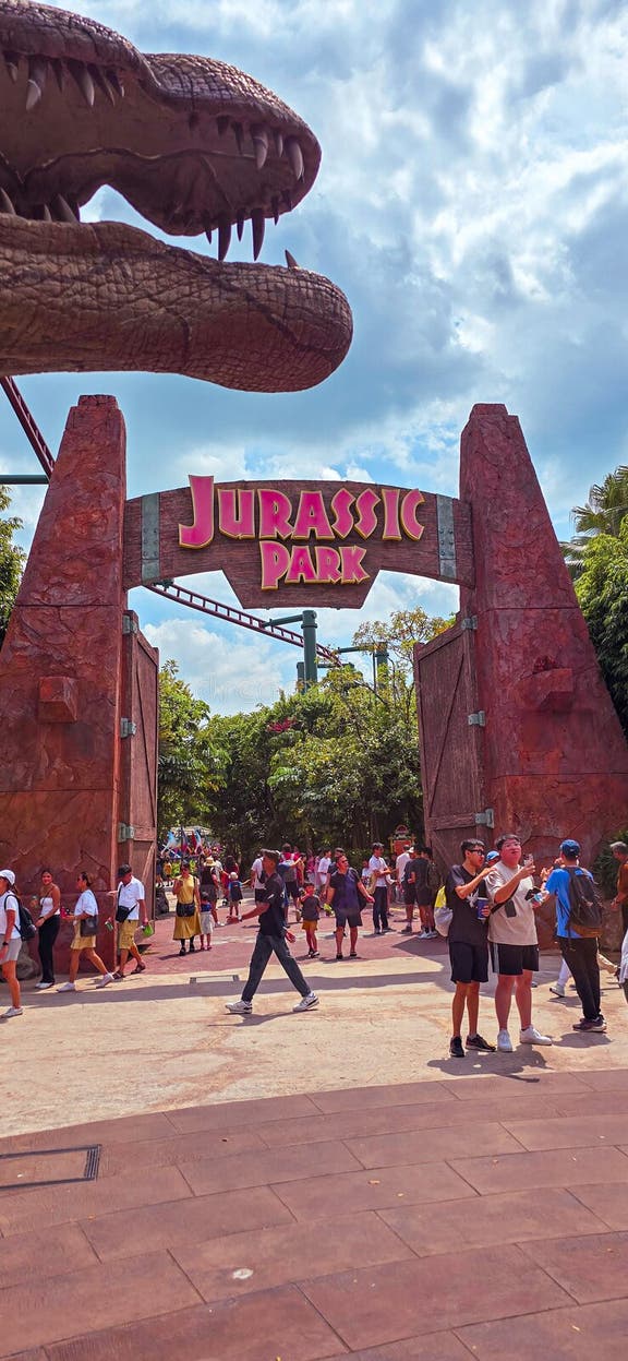 Jurassic Parc Area in the Universal Studio Singapore Editorial ...