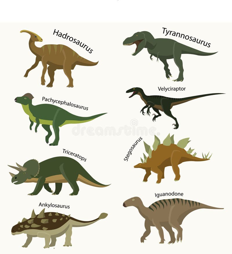 Jurassic Period Animals Set Icons Stock Vector - Illustration of ... Jurassic Period Animals Set Icons Stock Vector - Illustration of ...
