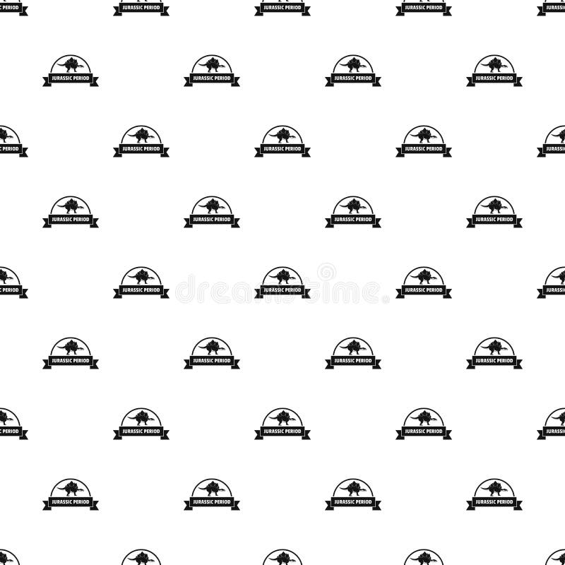Jurassic Period Pattern Vector Seamless Stock Vector Illustration Of Brontosaurus Dinosaur
