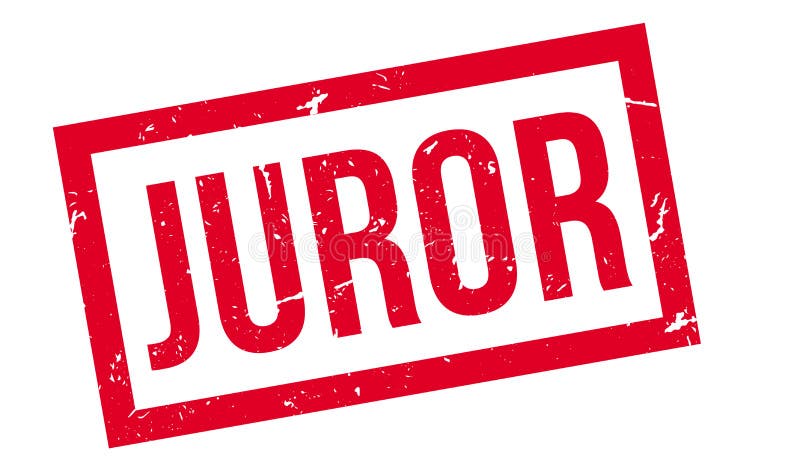 Juror rubber stamp stock illustration. Illustration of judge - 85486028