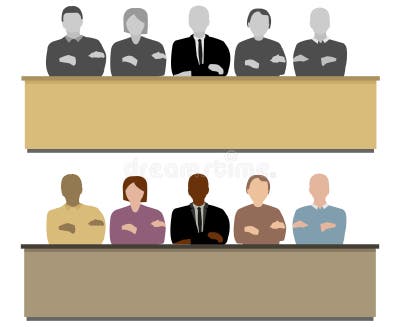 The jury stock vector. Illustration of panel, justice - 28883891