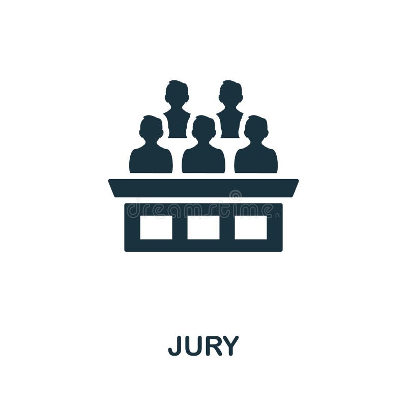 Jury Icon. Trendy Flat Vector Jury Icon On White Background From Stock ...