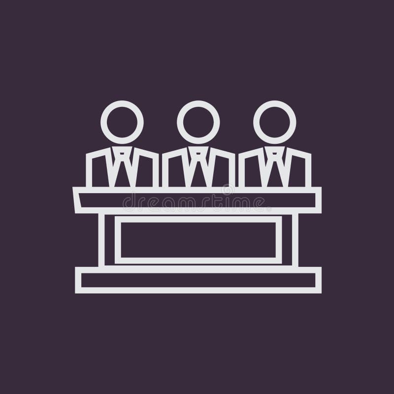 Jury Panel. Vector Illustration Decorative Design Stock Vector ...
