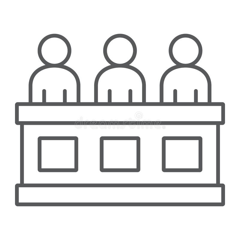 Jury Duty Icon Stock Illustrations – 126 Jury Duty Icon Stock ...