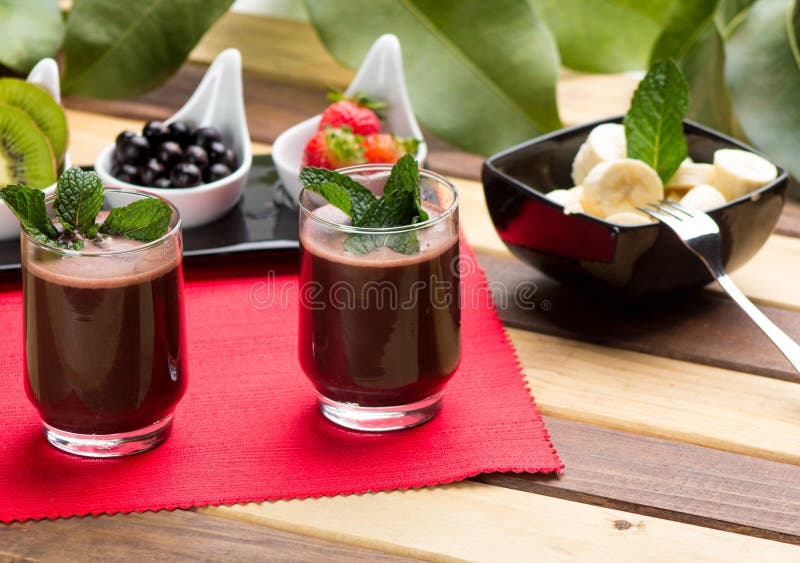 Jus d'Açaï image stock. Image du rafraîchissement, pulpe - 33858055