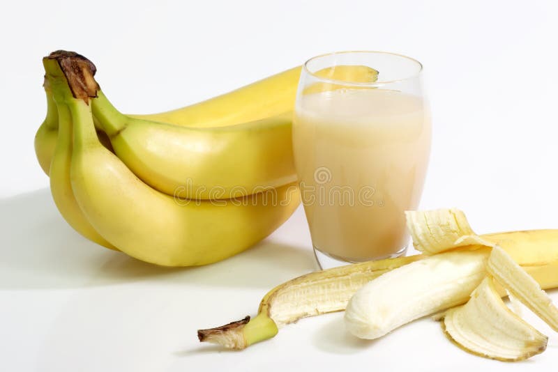 Jus de banane image stock. Image du délicieux, frais, organique - 4929139