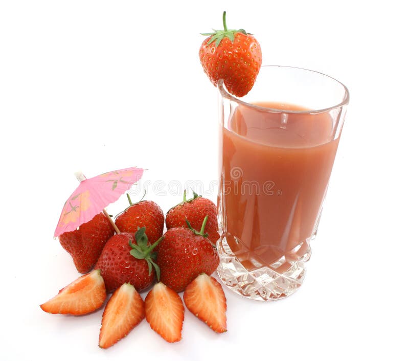 Jus de fraise image stock. Image du paire, boisson, juteux - 5400133