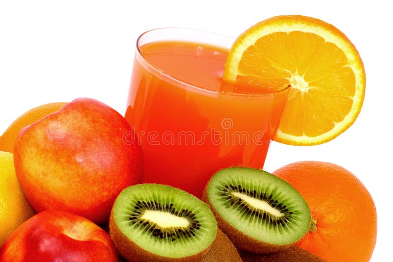 Jus de fruit photo stock. Image du frais, glace, vivacité - 8180208