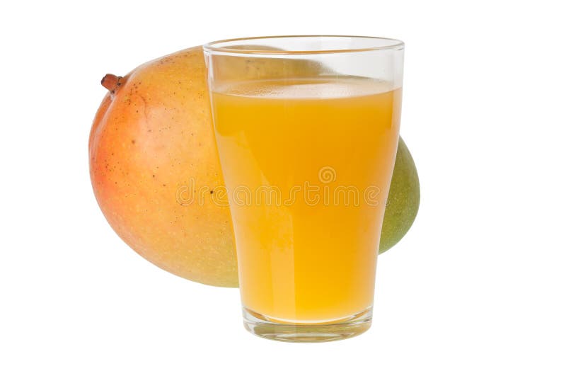 Jus de mangue photo stock. Image du savoureux, frais - 21356944