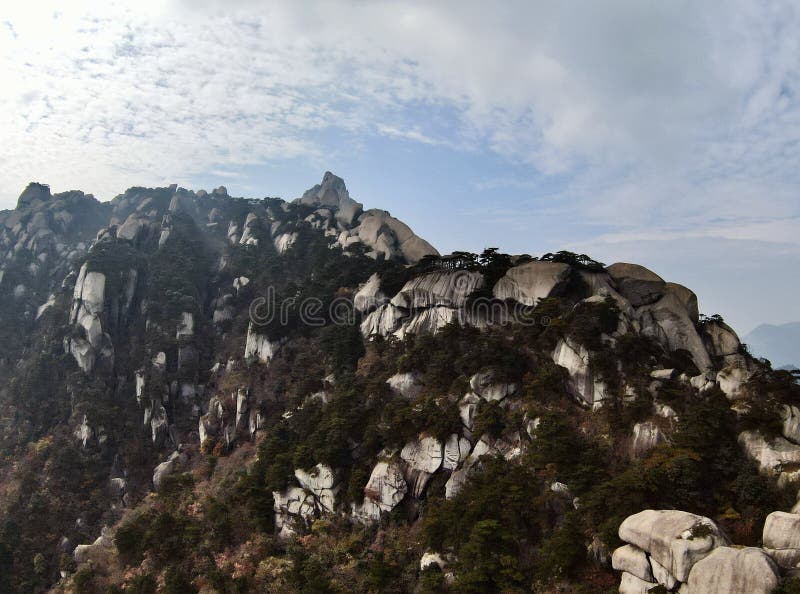 Jushi Mountain stock photo. Image of huge, plateau, badlands - 361504480