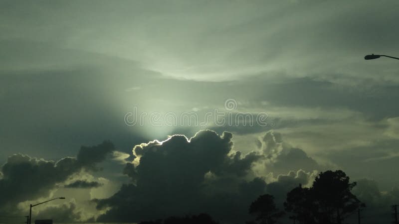 And the Heavens Open Up Florida Sky Stock Image - Image of heavens ...