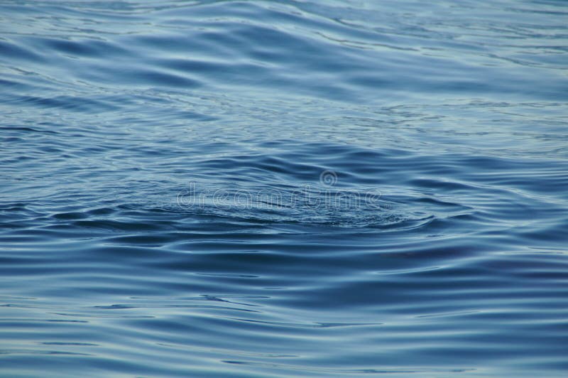 Just the Blue Ocean with Little Waves Stock Image - Image of blue ...