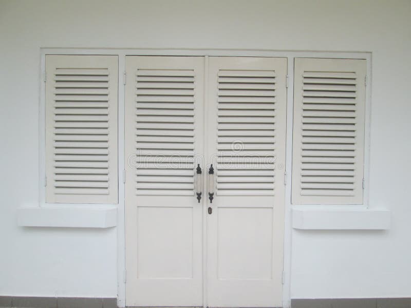 Just a Classic White Door stock photo. Image of house - 208907292