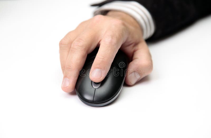 Just a click away. stock photo. Image of internet, mouse - 14131818