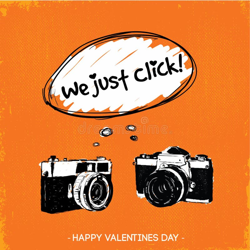 We Just Click illustration stock vector. Illustration of brochure ...