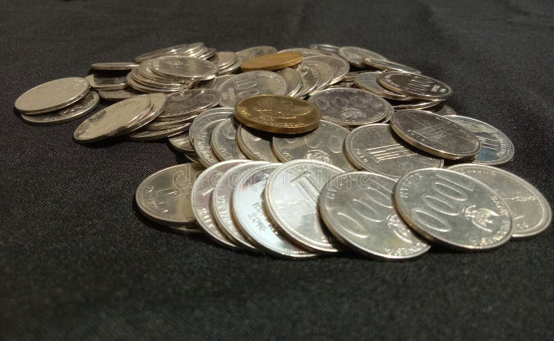 It just collected coins stock image. Image of saving - 159522201