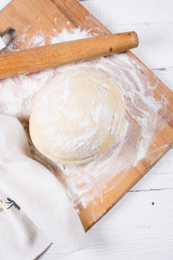 Just cooked dough stock image. Image of roll, gourmet - 86306799
