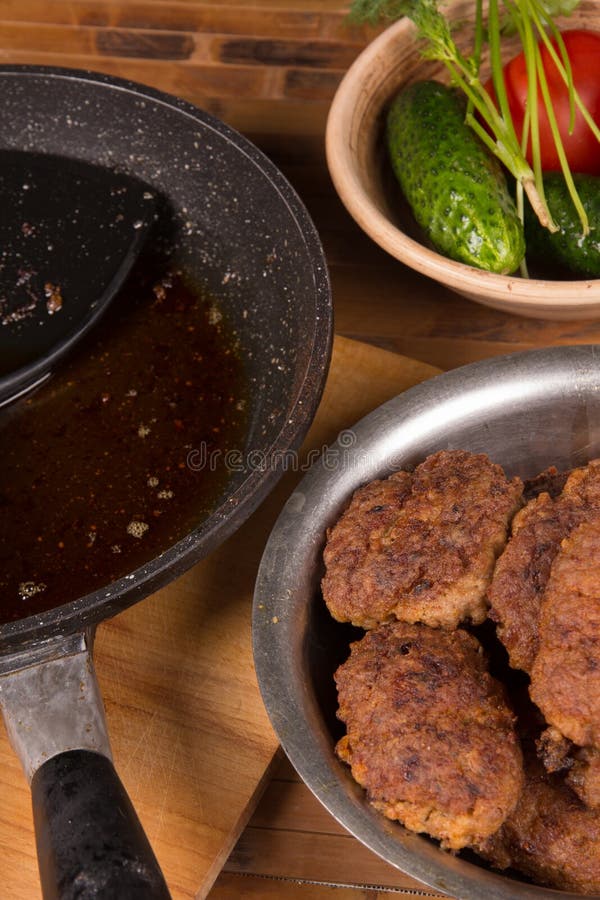 Just cooked meatballs stock photo. Image of saucepan - 77423828