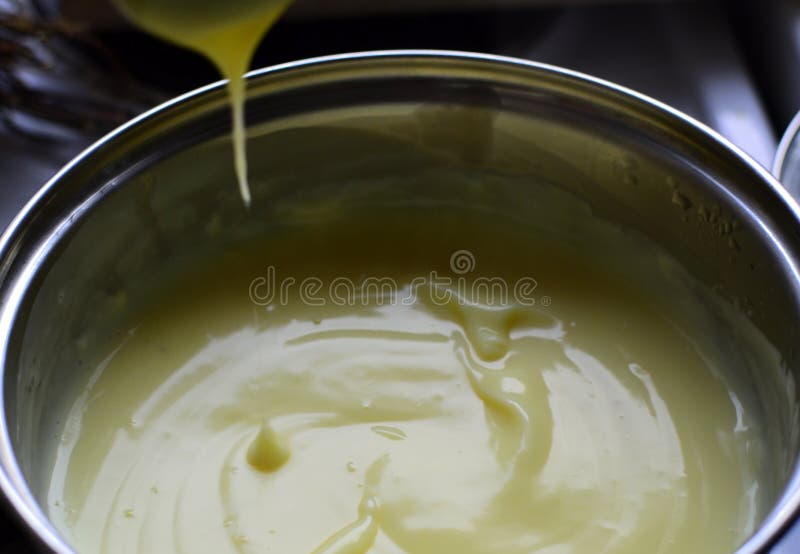 Boiled pudding in a pot stock image. Image of tasty - 202296553