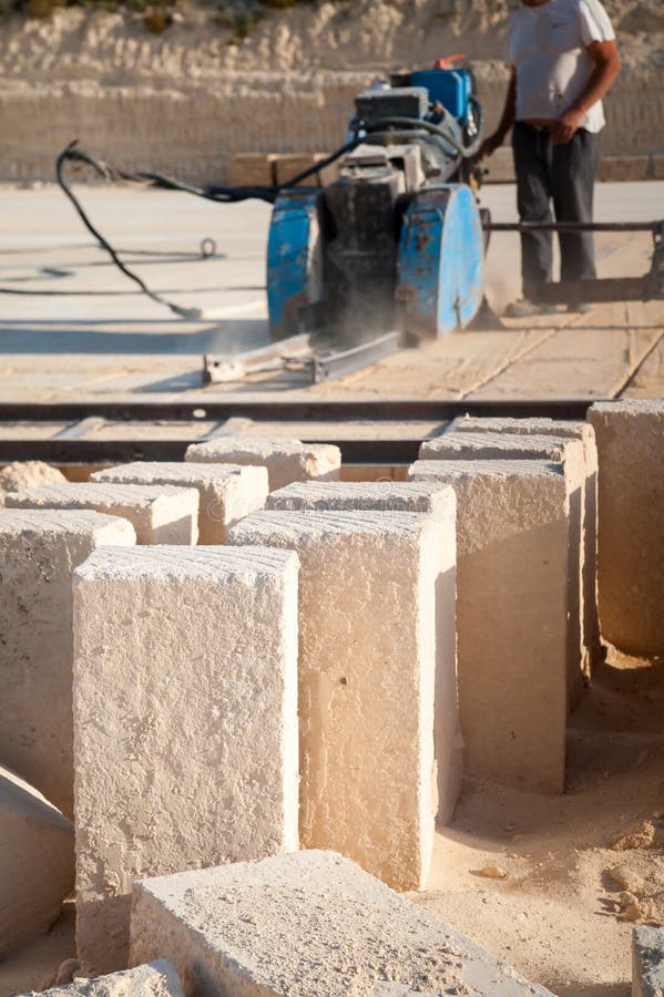 Tufa stone quarry stock photo. Image of industry, carve - 170762550