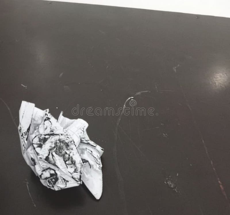 Just a Dirty and Used Paper, for Recycling Stock Image - Image of used ...
