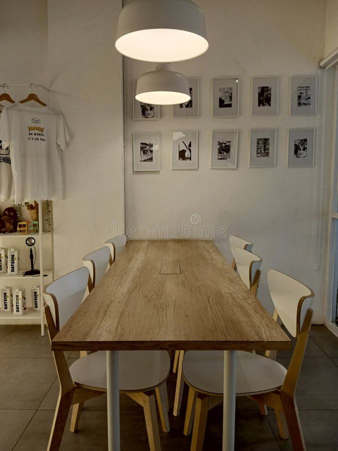 It Just Empty Table and Chair before Ideas Kick in Editorial ...