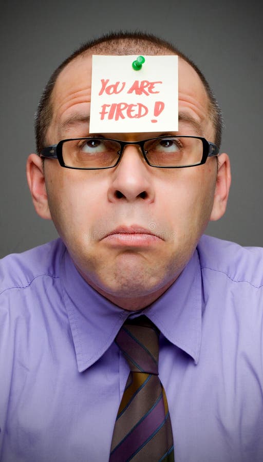 Confused Businessman Sticky Note Head Stock Photos - Free & Royalty ...