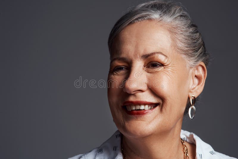 Just Keep Looking for the Good in Everything. Studio Shot of a Senior ...