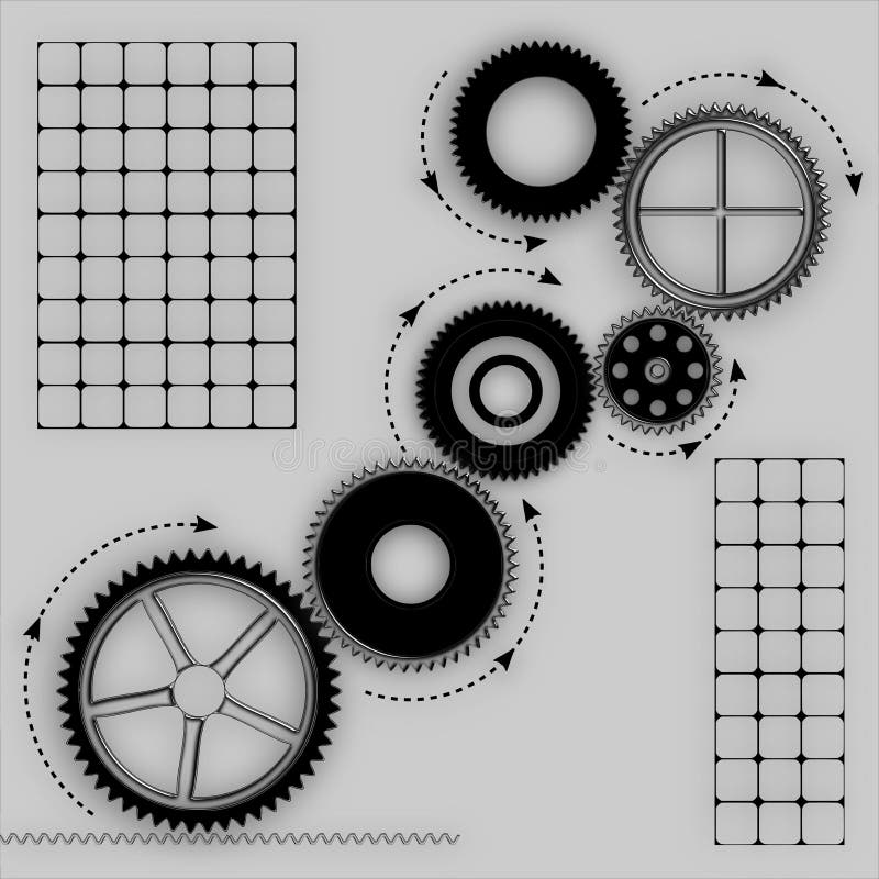 LIKE CLOCKWORK Text Written on Red Stamp Sign Stock Illustration ...