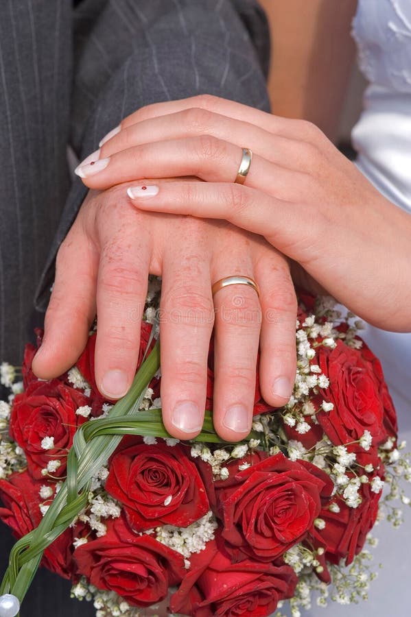 Just married stock image. Image of bridal, band, engagement - 4490695