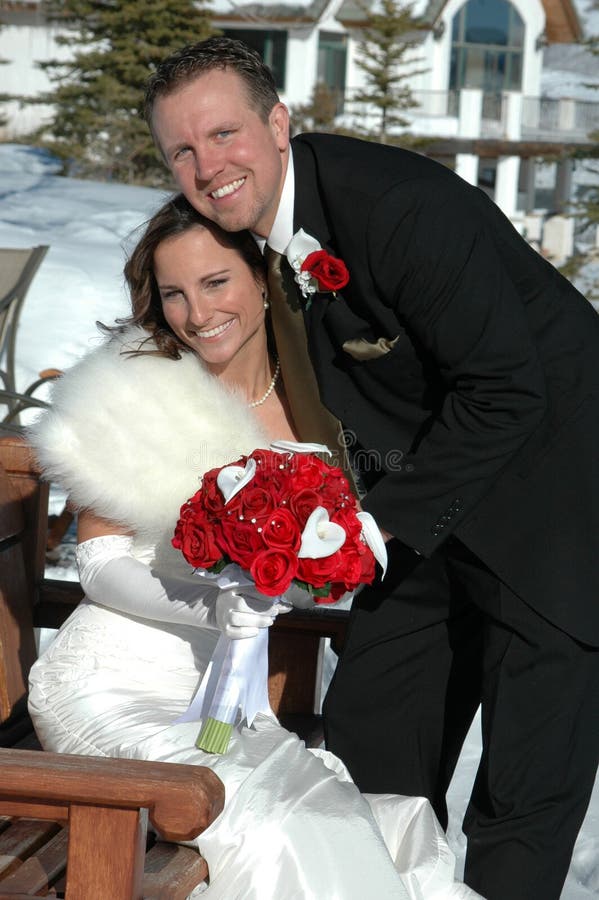 Just Married stock image. Image of flowers, affection - 5474797