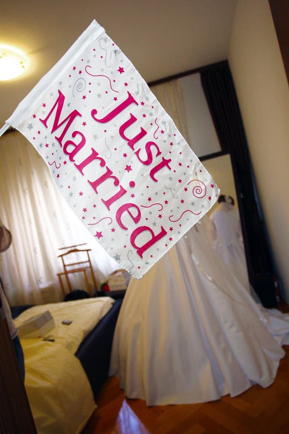Just married stock photo. Image of room, married, bedroom - 34956100