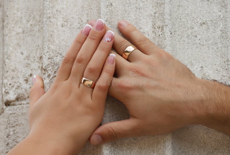 Just Married stock image. Image of finger, loving, manicure - 167006815
