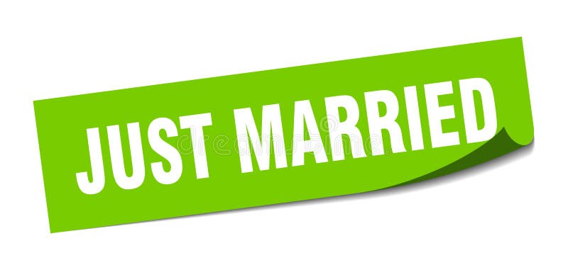 Just Married Note Stock Illustrations – 127 Just Married Note Stock ...