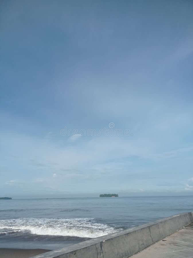 Just ocean blue stock photo. Image of boat, tower, horizon - 262582936