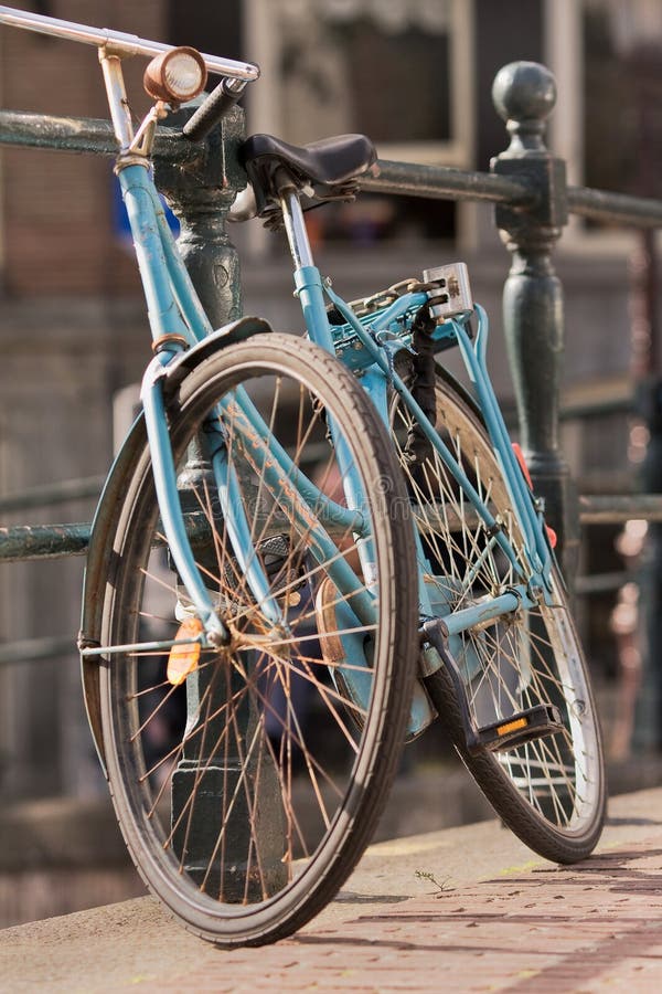 Just an old blue bicycle stock photo. Image of bicycle - 19842802