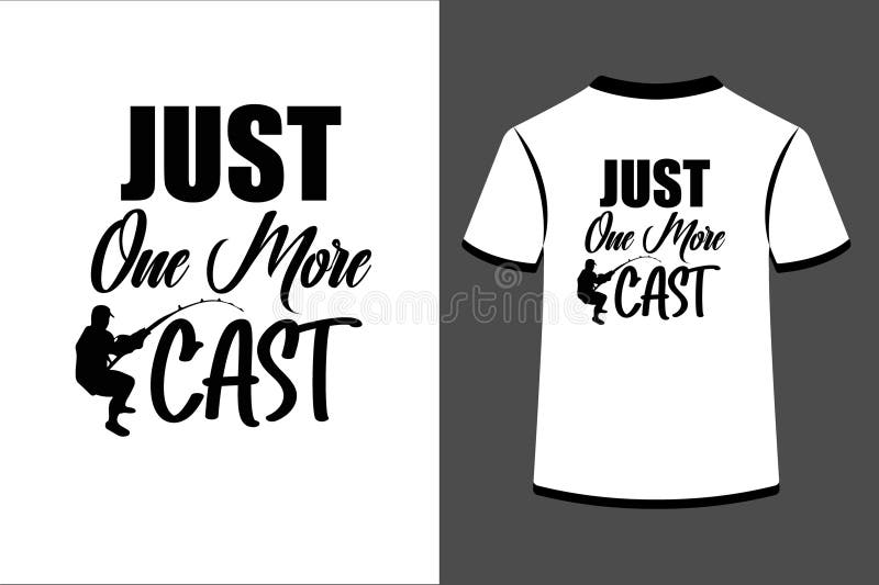 Just One More Cast. stock vector. Illustration of vector - 270648806