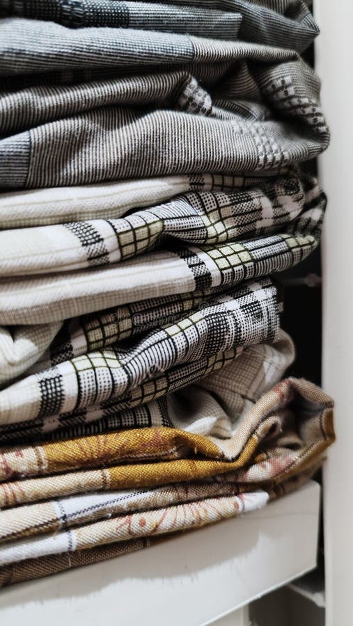 Just a Pile of Ordinary Cloth Stock Image - Image of ordinary, black ...