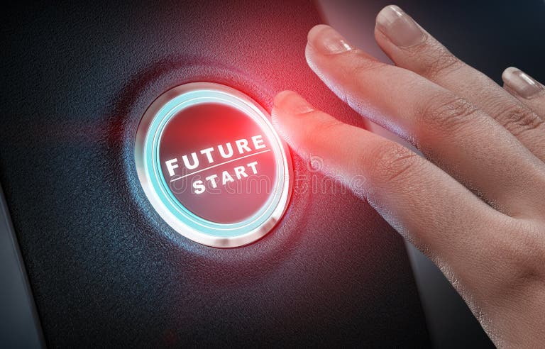 Just push the button stock image. Image of motivation - 91379697